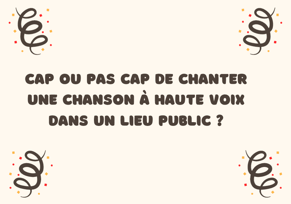 100 idées pour le jeu Cap ou pas Cap adultes et en couple - questions à ...