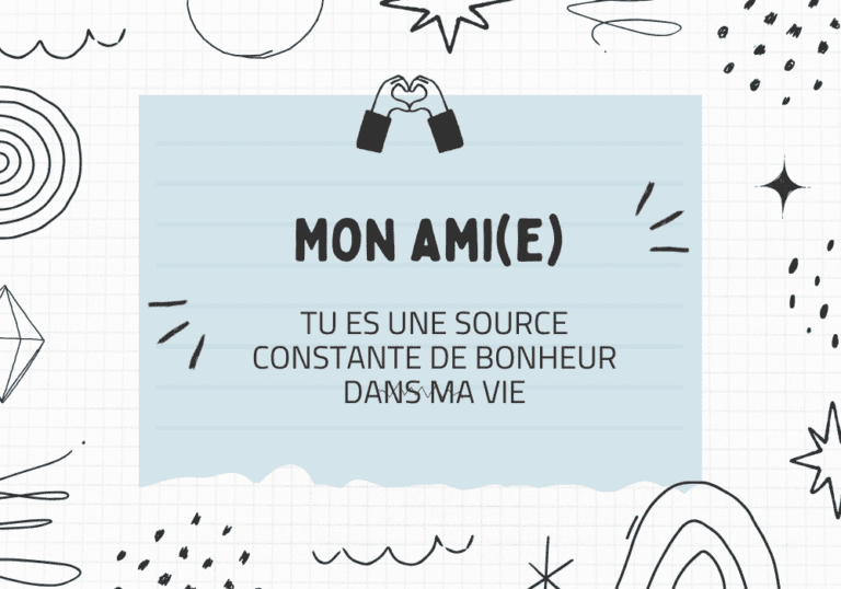 100 Petits mots gentils pour vos amis - questions à poser