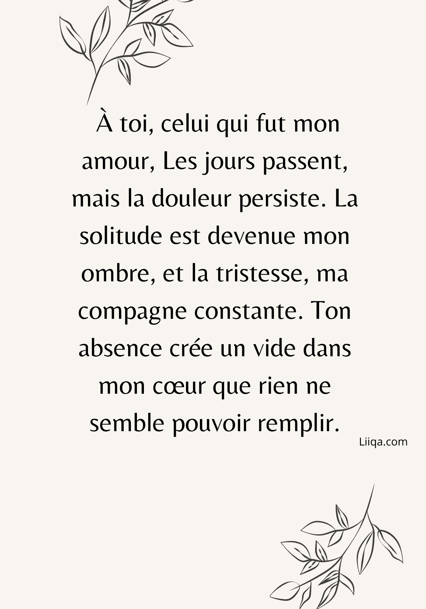 texte triste et sms d'amour touchant qui fait pleurer - questions à poser