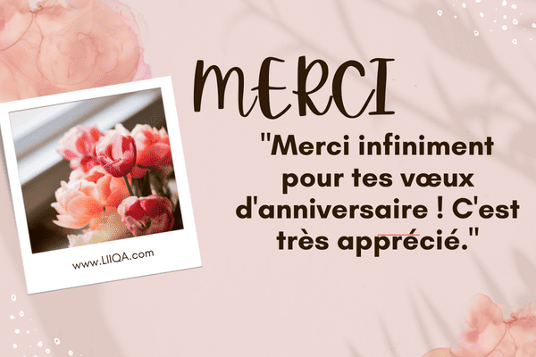 Messages et citations de remerciements pour anniversaire - questions à ...